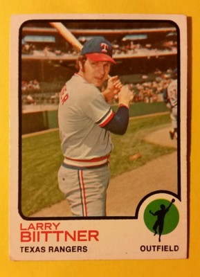 VINTAGE LARRY BIITTNER #249 TEXAS RANGERS * 1973 TOPPS MLB BASEBALL | eBay