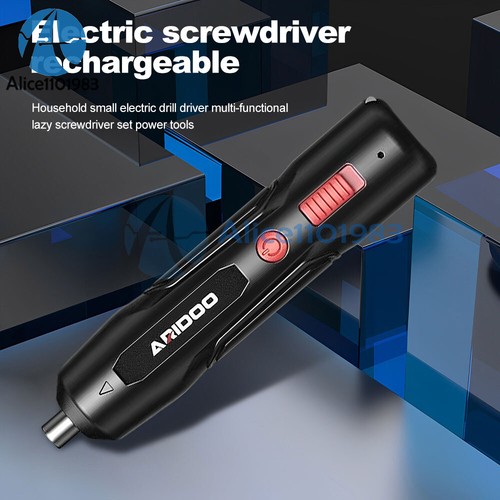 Portable Electric Screwdriver set mini Compact USB rechargeable Screw ...
