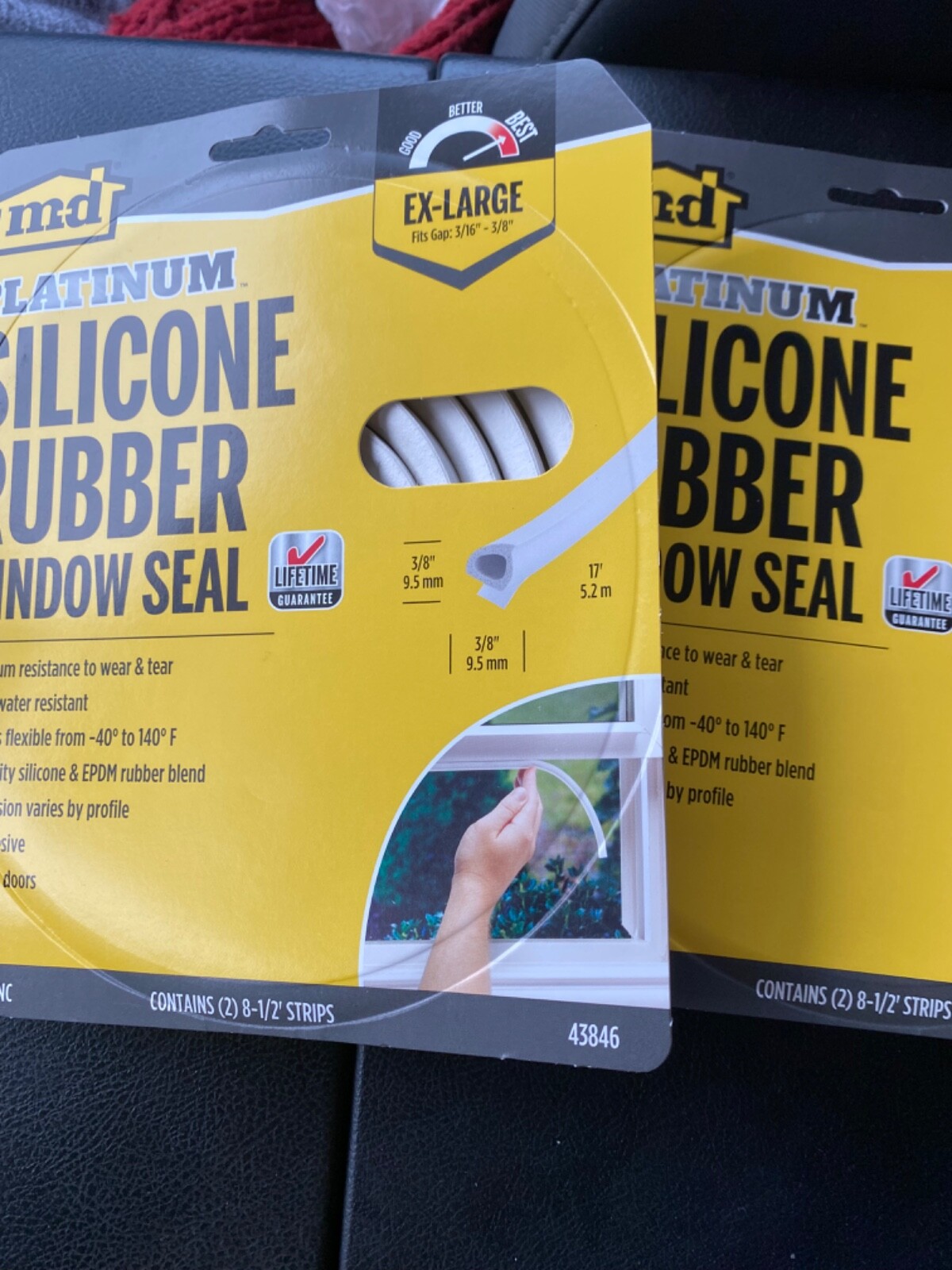 2 MD Platinum Silicone Rubber Window Seal /WHITE/ 43846 / Ex-Large ...