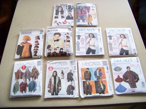 McCall's & Butterick Patterns - Misses' Jackets, Shawls, Accessories ...
