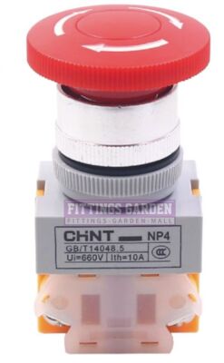 10PCS New FIT FOR Chint NP4-11ZS/1 Pushbutton Switches 1NO+1NC Red | eBay
