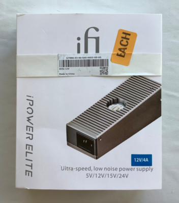 iFi iPower Elite - Low Noise Power Supply Adapter (12V) (OPEN BOX) | eBay