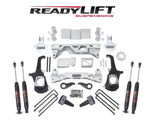 ReadyLIFT 5-6" Lift Kit w Shocks For 11-19 GM Silverado/Sierra 2500HD ...