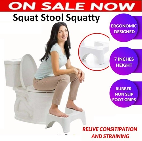 Squatty Poop Stool Squat Step Toilet Stool Squatting Foot Stool Aid Poo ...