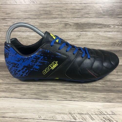Brava Soccer Futbol Cleats Youth Size 6D Blue Black Green Lace Up ...