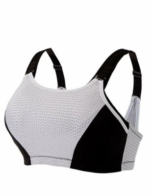 GLAMORISE Custom Control Wire-Free Sports Bra 40D Ladder Strap BLACK ...