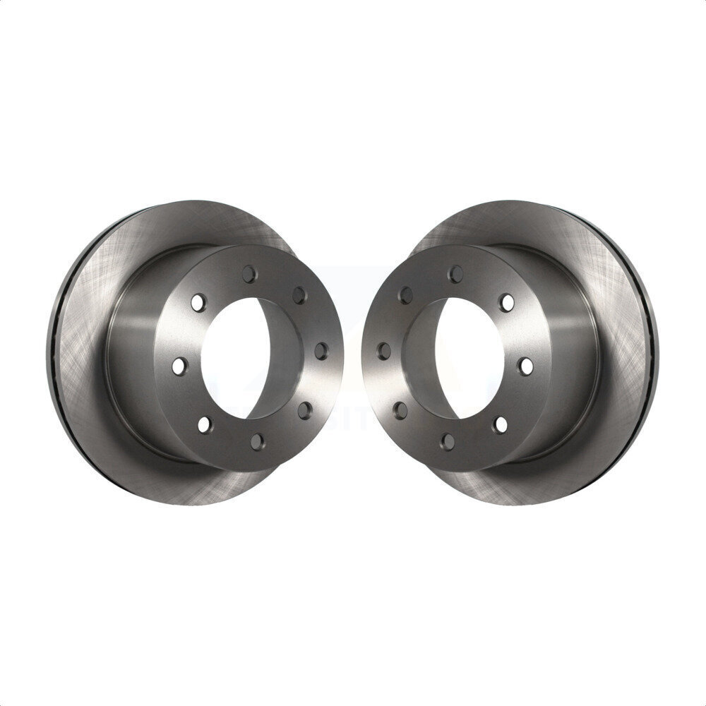 Rear Disc Brake Rotors Pair For 2011-2019 Chevrolet Silverado 3500 HD ...