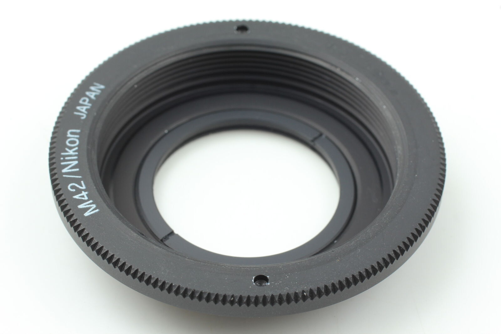 [Almost Unused]M42 Screw Lens To Nikon F Mount Adapter Ring With Glass ...