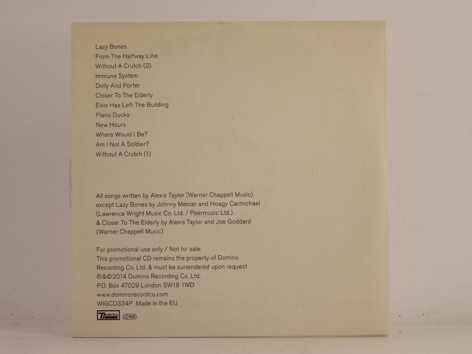 ALEXIS TAYLOR AWAIT BARBARIANS (544) 12 Track Promo CD Album along with ...