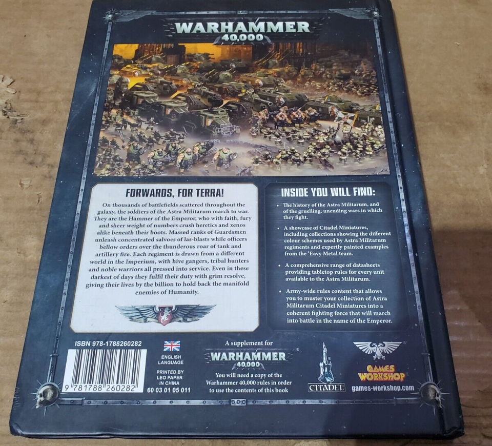 Warhammer 40K: Codex Astra Militarum: Hardcover (2017) | eBay