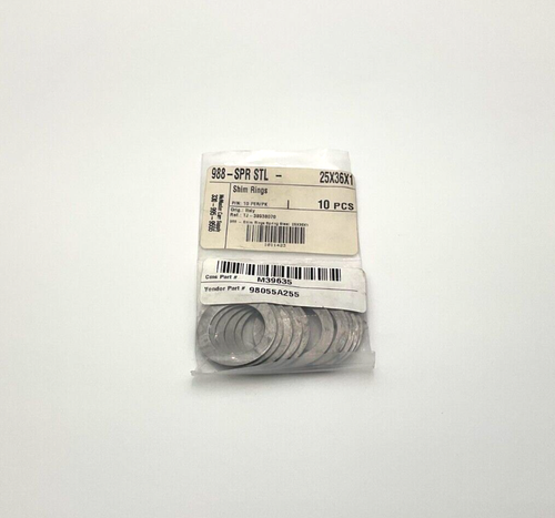 McMaster 988-SPR STL-25X36X1 Shim Rings 98055A255 Lot of 10 New (VT) | eBay