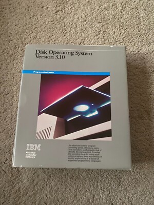 IBM DISK OPERATING SYSTEM VERSION 3.10 PERSONAL COMPUTER SOFTWARE | eBay