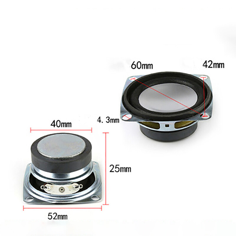 Small Full-Range Speaker Round Loudspeaker 3 Ohm,4 Ohm,Home Hifi Audio ...