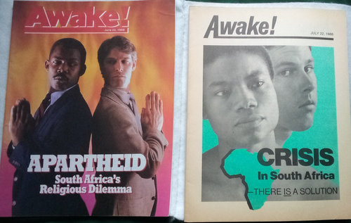 Awake Magazine Watchtower Apartheid Religious Dilemma Crisis in South ...