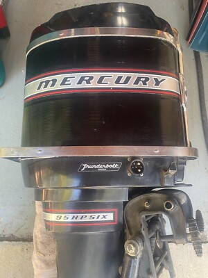 1967 Mercury Thunderbolt 950 - 95 H.P. Six Outboard Engine with ...