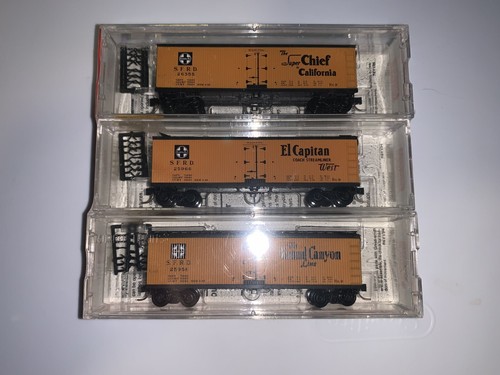 N Scale 1 set of 3 New Micro Train SANTA FE 26355, 25966, 25956 | eBay