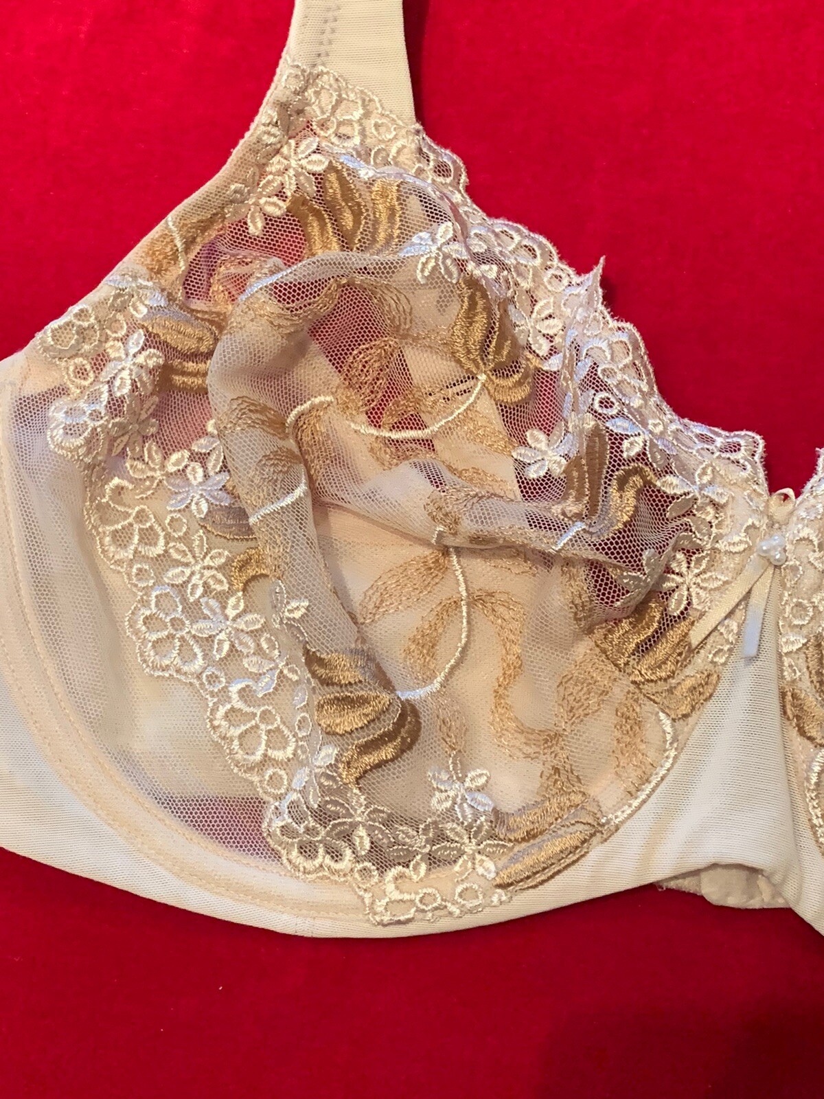 VINTAGE WACOAL 85569 ~ NUDE ROMANTIC INSPIRATIONS SHE… - Gem