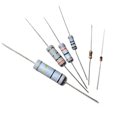 20pcs 470 Ohm Ω 470R 470E 1 Watts 1W 5% Metal Oxide Film Resistors ...