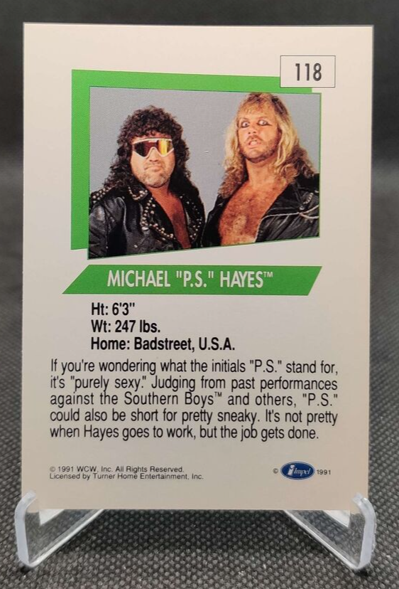 1991 Impel WCW #118 Fabulous Freebirds Michael Hayes Wrestling Card | eBay