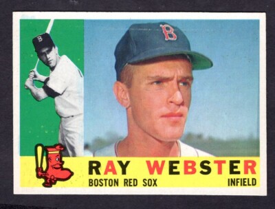 1960 TOPPS RAY WEBSTER CARD NO:452 NEAR MINT CONDITION | eBay