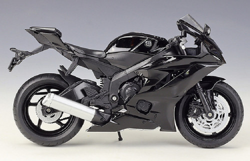 Welly 1:12 2020 YAMAHA YZF R6 Black Diecast Motorcycle Bike Model Toy ...