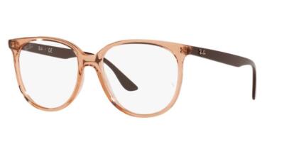 Ray-Ban RB4378V 8172 Eyeglasses Transparent Brown 54-16-145 Brand New ...
