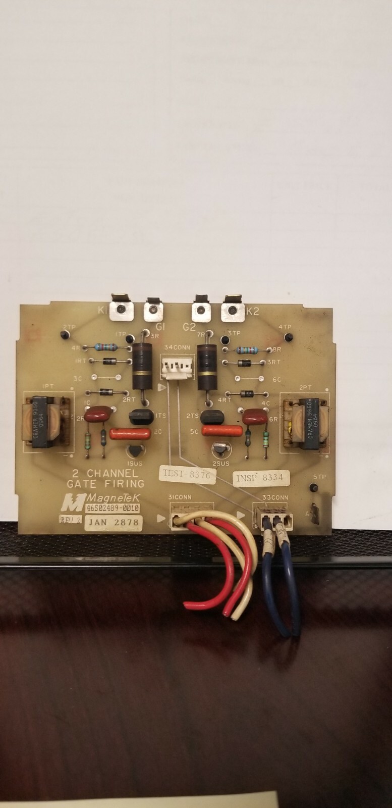 MAGNETEK 2 CHANNEL GATE FIRING BOARD #46S02489-0010 | eBay