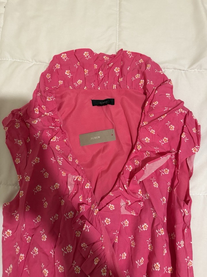 TJ Maxx Women's Dress Size M Pink Floral Sleeveless | eBay