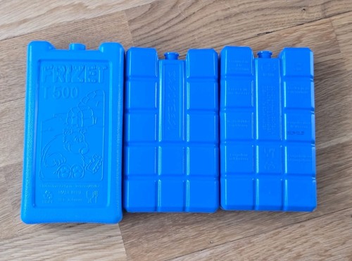 3x Reusable Freezer Blocks Ice Cool Pack Cooler Bag Picnic Travel Lunch ...