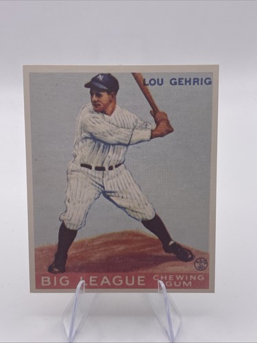 1983 Renata Galasso 1933 Goudey Reprints Lou Gehrig #160 HOF | eBay