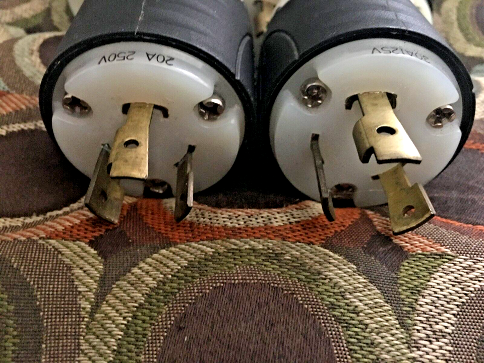 5-Locking Male Heavy Duty Plug 30A 250V, 20A 125V plugs | eBay
