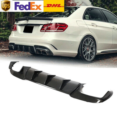 Carbon Fiber Rear Bumper Diffuser For Mercedes Benz E Class W212 E63 ...