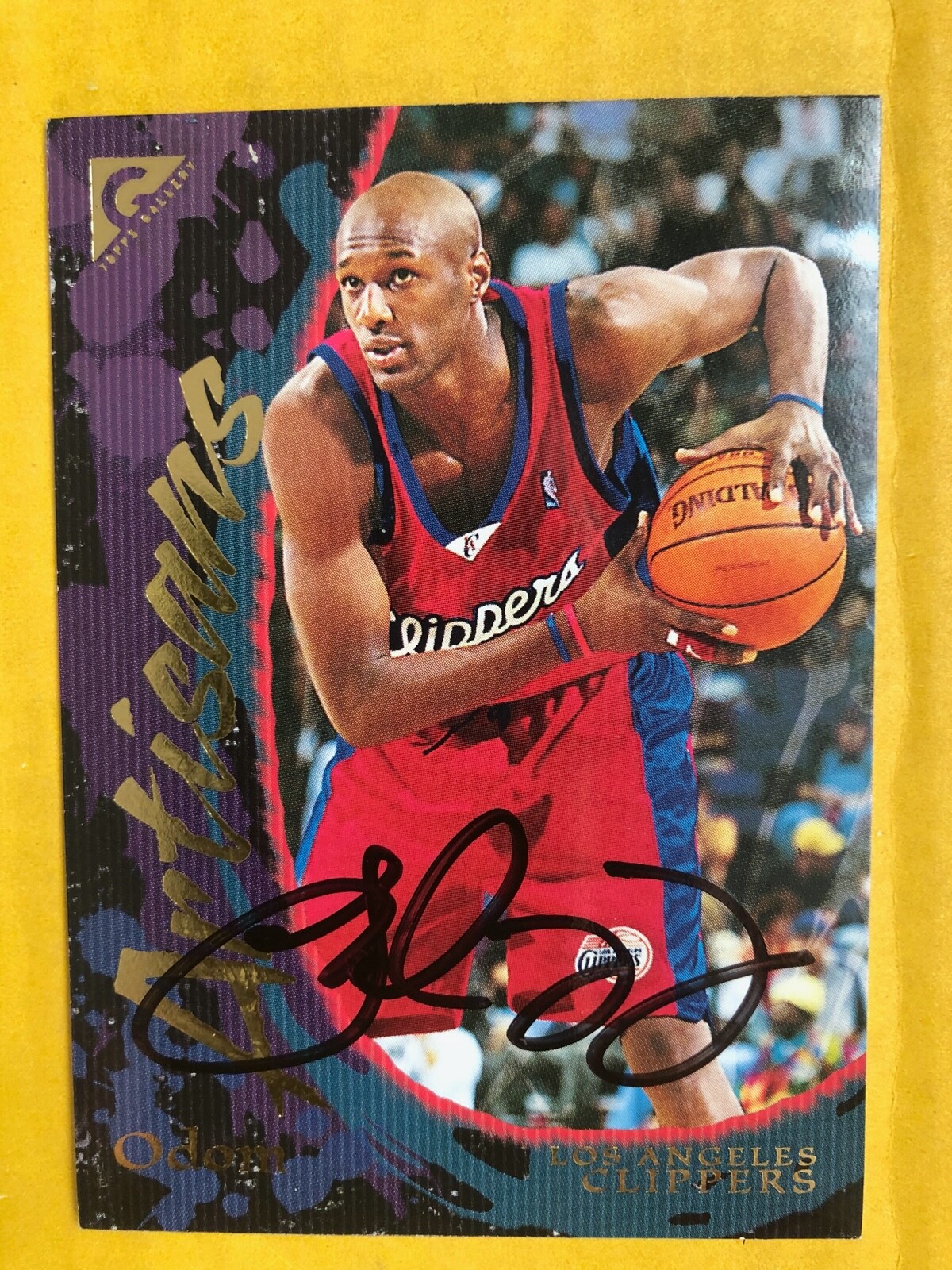 2001 Topps Gallery NBA Lamar Odom #117 Autograph w/certificate | eBay