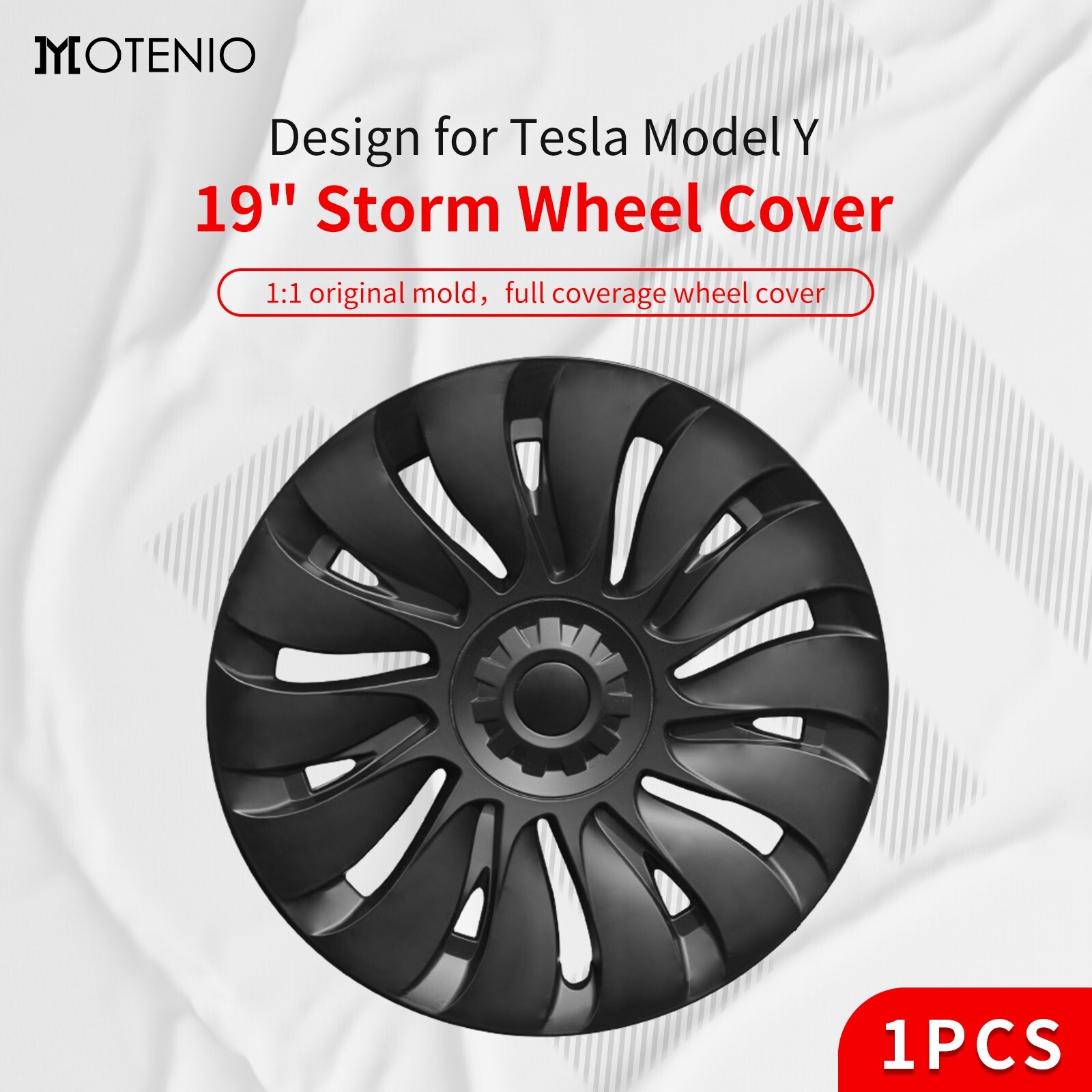 1PCS Hubcap for Tesla Model Y Storm Wheel Cover 19 inch Left Hubcap ...