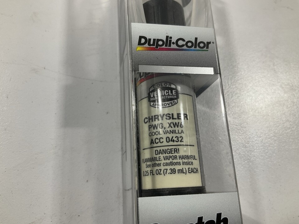 Dupli-color ACC0432 All-in-1 Touch Up Paint For Chrysler Cool Vanilla ...