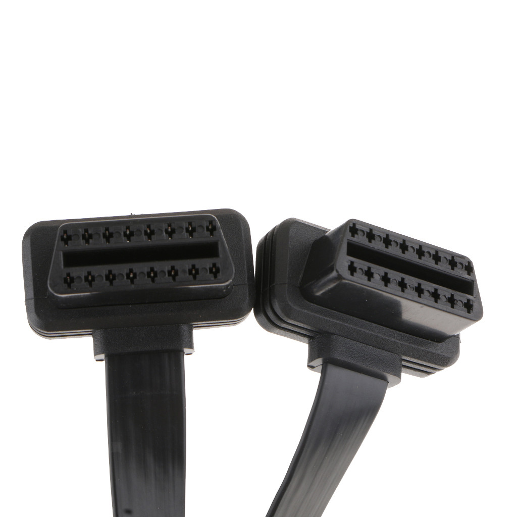 ODB II ODB2 16 Pin Y Splitter Male to Dual Female Extension Cable ...
