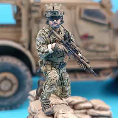 1/35 Built and Painted Modern U.S Special Force Assault Team Soldier B ...