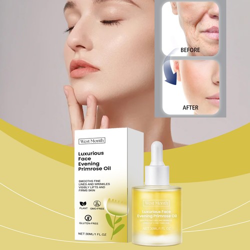 Facial Evening Primrose Oil Moisturizing Anti-Wrinkle Fine Lines ...