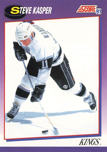 1991 Score American #256 Steve Kasper Los Angeles Kings | eBay