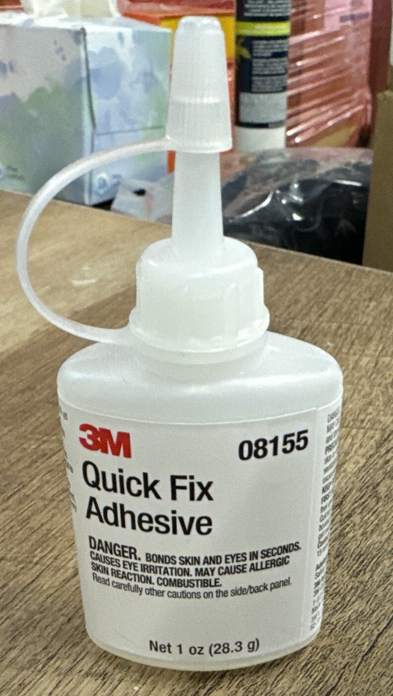 Brand New Quick Fix Adhesive 08155, 1 oz Bottle MMM-8155 Brand New ...