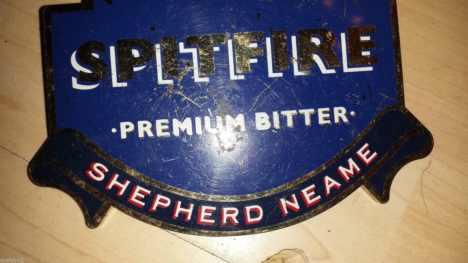 Shepherd Neame Spitfire Bitter Plastic PUMP CLIP BADGE PUB HOME BAR ...