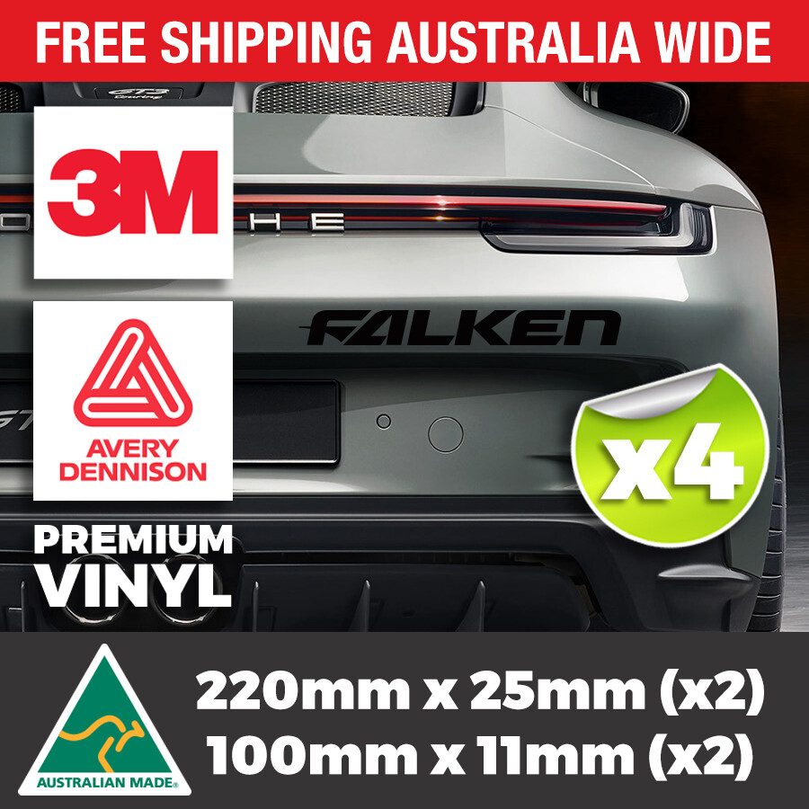 4 x FALKEN Tyre Tire Decal Sticker EVO JDM DRIFT Vinyl Funny Dope ...