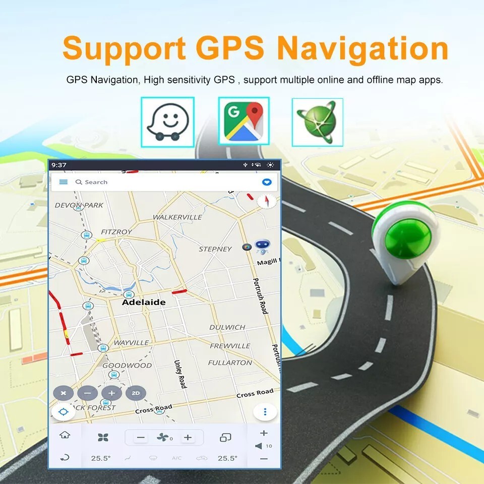 9" 256GB CarPlay Stereo Radio GPS For Bentley Flying Spur Continental ...