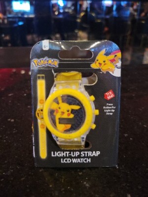 2016 Pokémon Pikachu Light Up Strap LCD Watch Accutime | eBay