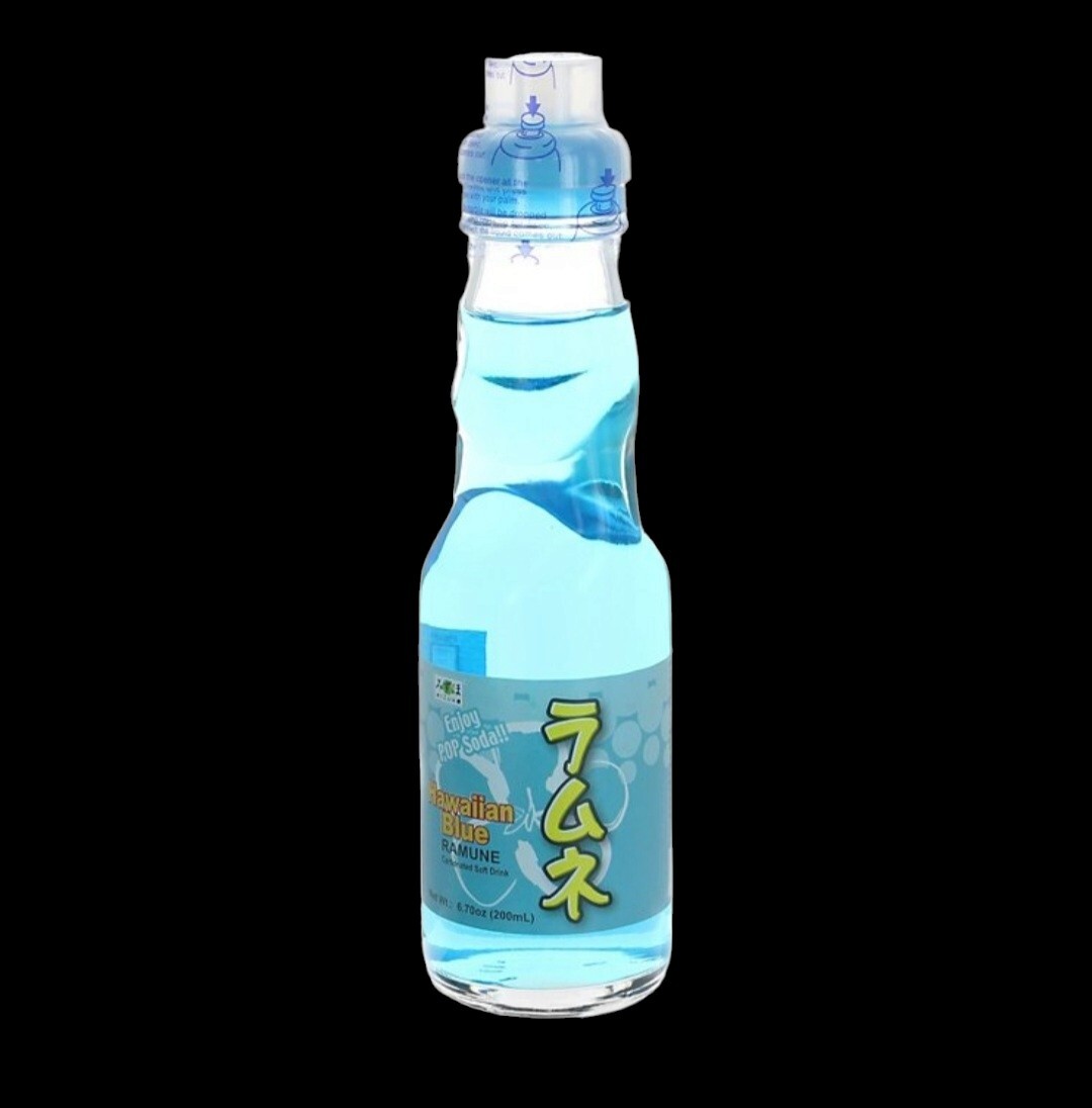 Japanese Ramune Marble Soda Blue Hawaiian Mizuho 6.7oz | eBay