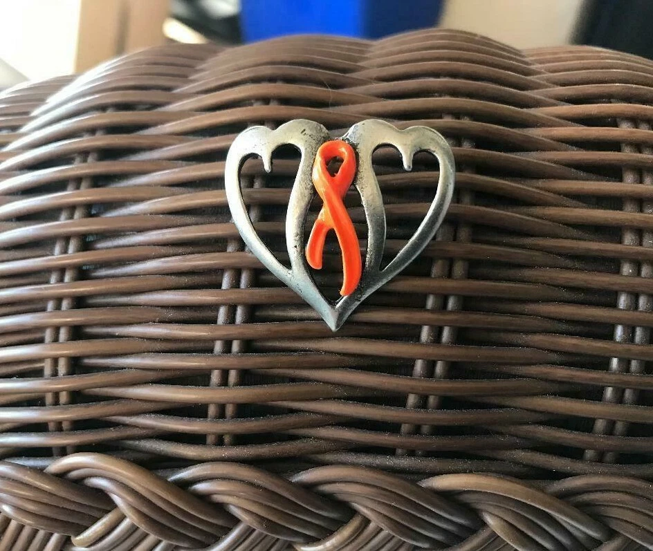 Leukemia Ribbon Heart