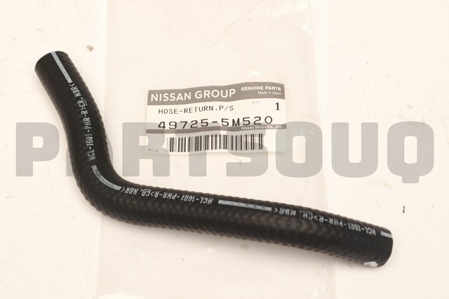 49725-5m520 Nissan Hose-return Power Steering 497255M520 Genuine OEM ...