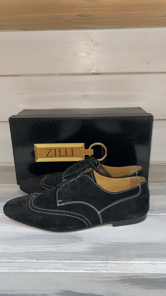 ZILLI Men's Shoe Size Eu 44 English Suede Black (Retail) ZLP12 | eBay