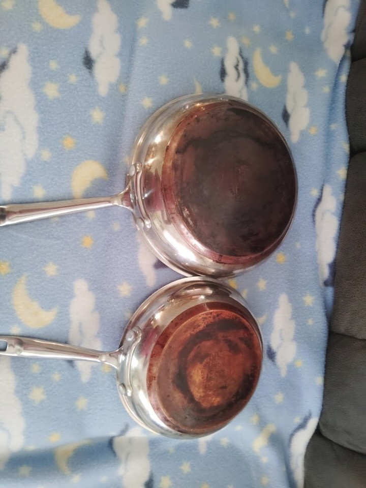 Premium Chefmate Cookware 2PC Copper Bottom 8"& 10” Frying Pans | eBay