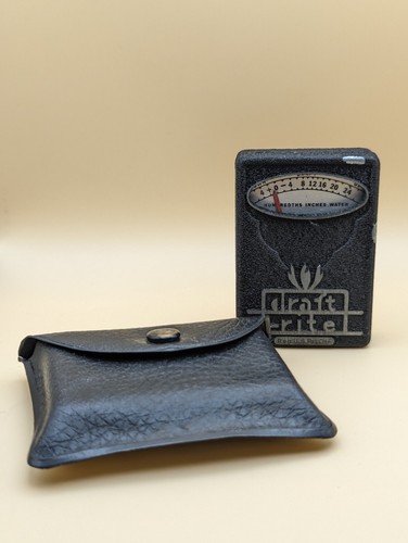 Vintage Draft Rite Gauge Bacharach Draft Rite Draft Gauge Manometer ...